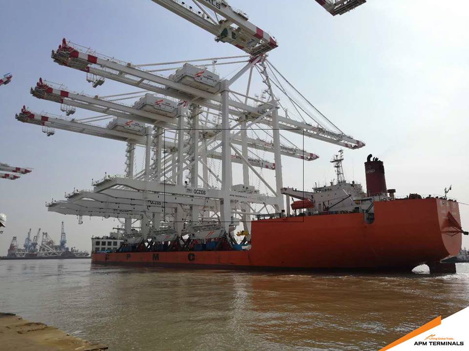 Tanger Med II: APM Terminals MedPort Tangier reçoit ses équipements